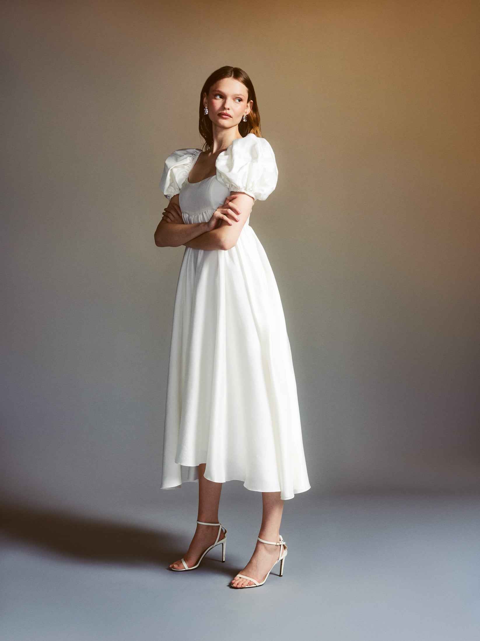 Rory Raw Silk Midi Dress – Azeeza
